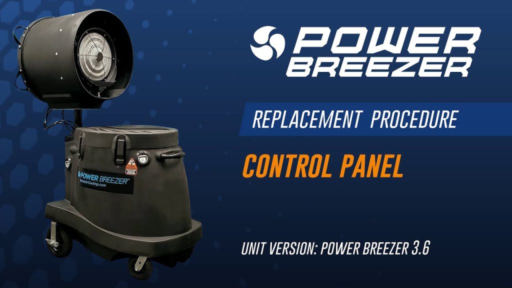 Power Breezer Mark 3.6 Control Panel Replacement Procedure - Power Breezer